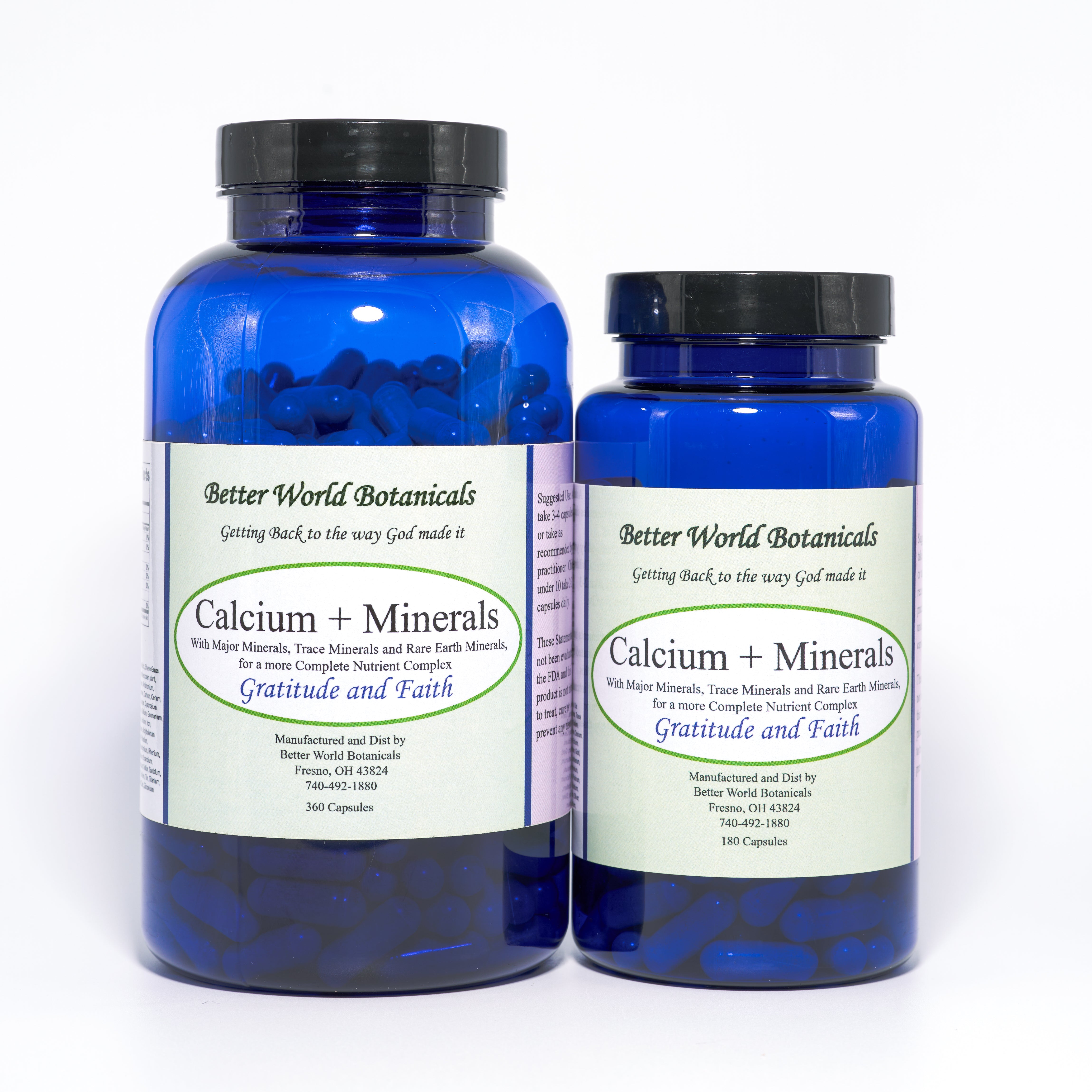 Calcium w/ Minerals • Capsules – Better World Botanicals